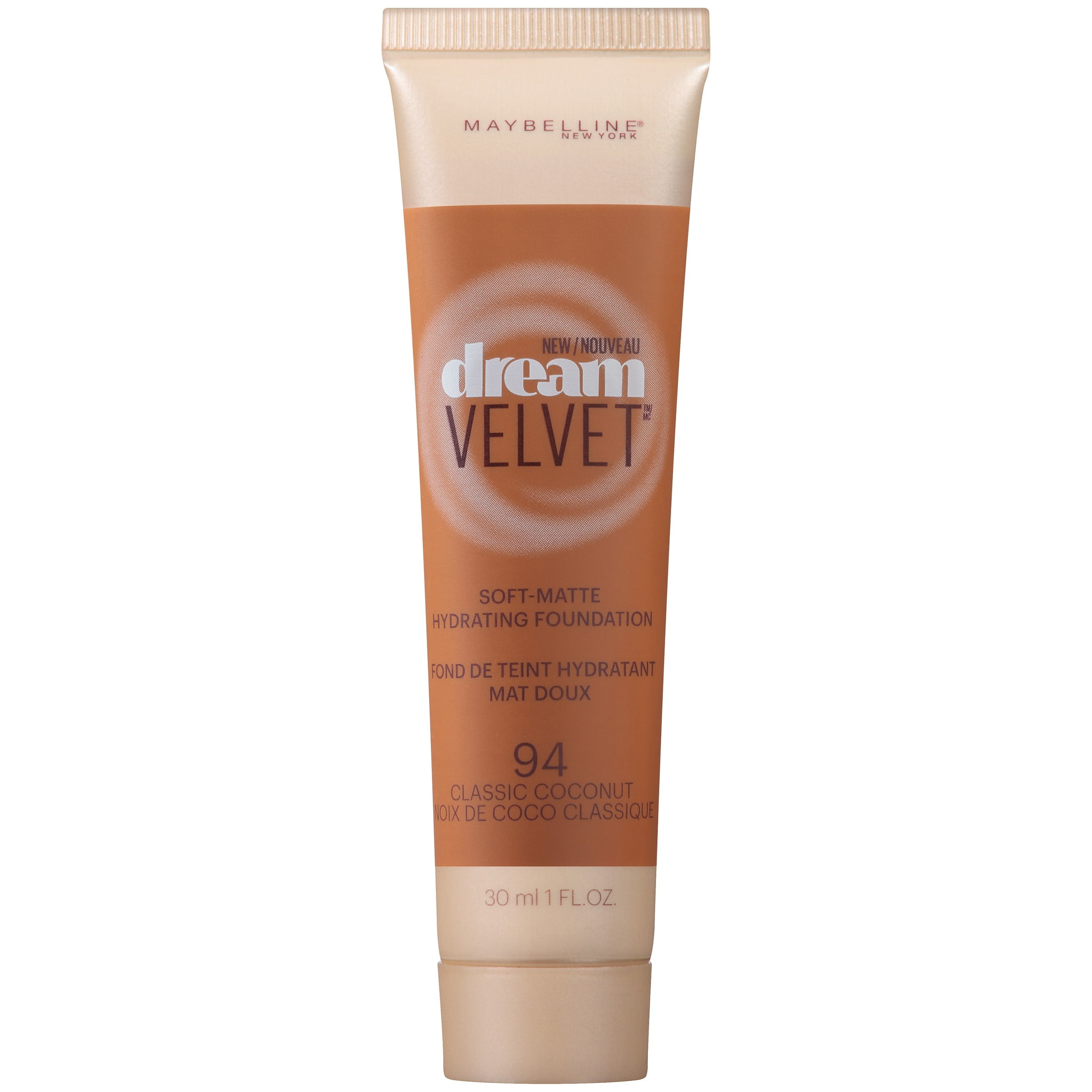 Maybelline Dream Velvet Soft-Matte Hydrating Foundation, Classic ...