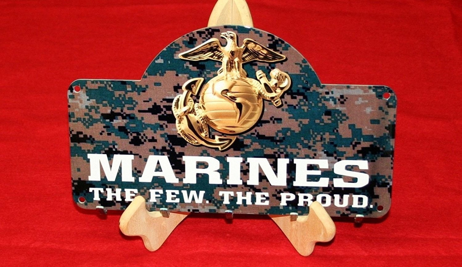 USMC Enlisted Key Chain / Keys Holder - Green Camo 16" x 10" - Walmart.com