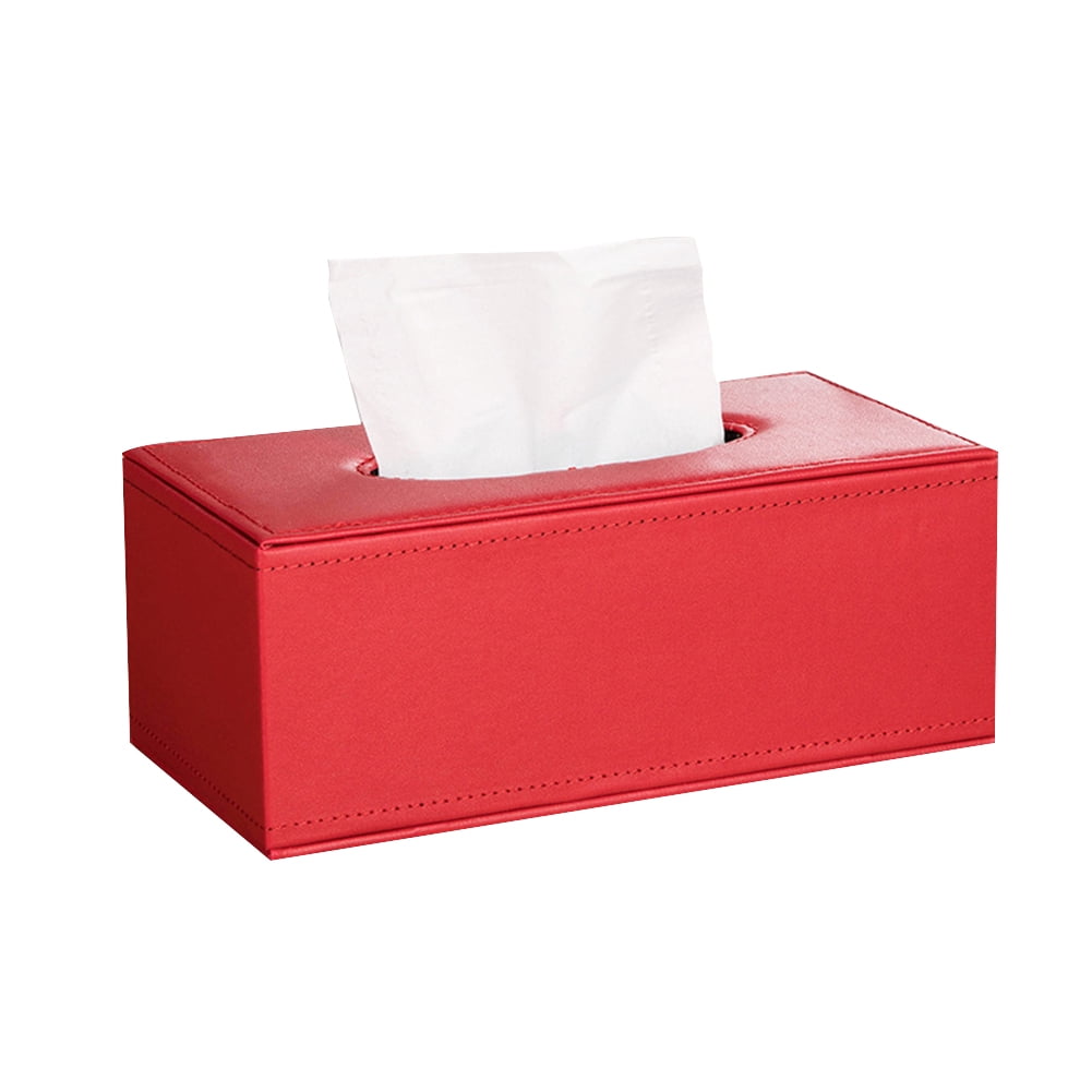 Anvazise Household Faux Leather Tissue Box Storage Case Hotel ...