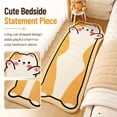Cat Rug for Bedroom, Washable Cats Shaped Area Rug, Cute Cartoon Cat ...