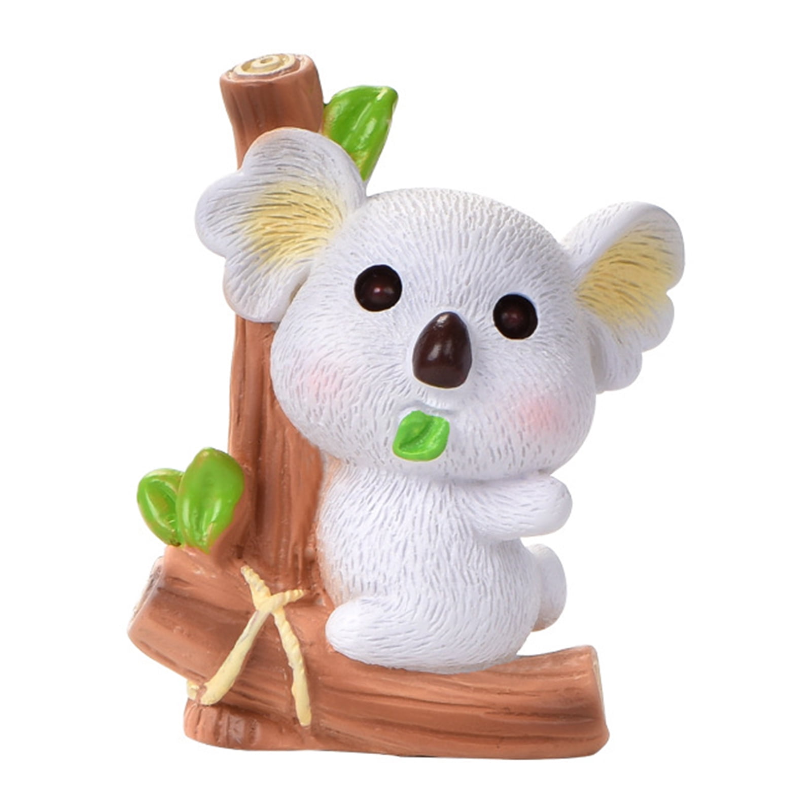 Farfi Active Poses Koala Figurine Vivid Appearance Resin Fairy Garden ...