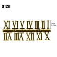 Homena MCDFL DIY 3d Wall Clock Numbers For Hours Arabic Roman Numerals ...