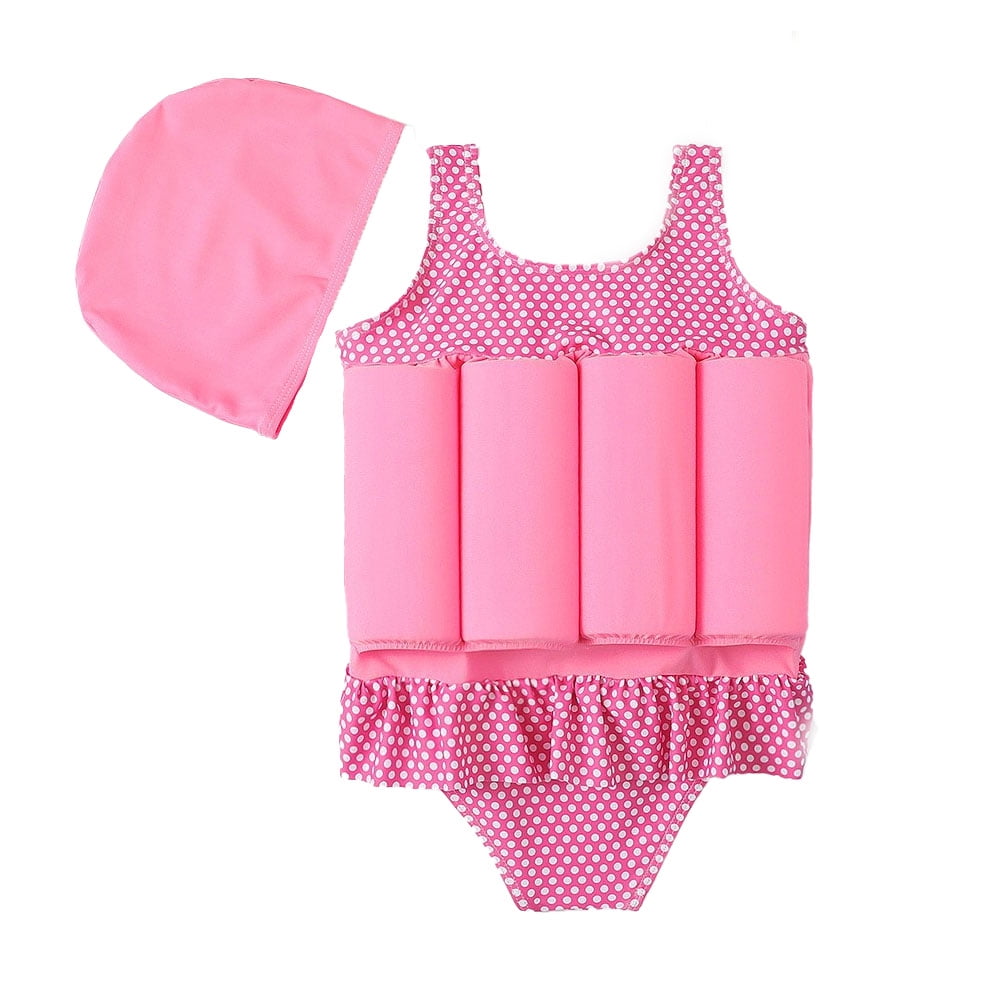 Kids Summer Buoyancy Conjoined Swimsuit Removable Floating Swimsuit ...