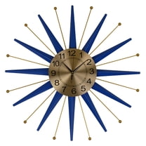 Three Star ZP919 27 x 17 in. Gold Wall Clock With Pendulum - Walmart.com