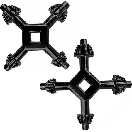 2 Pieces 4-way Chuck Key, Universal Drill Chuck Key Multi-functional ...