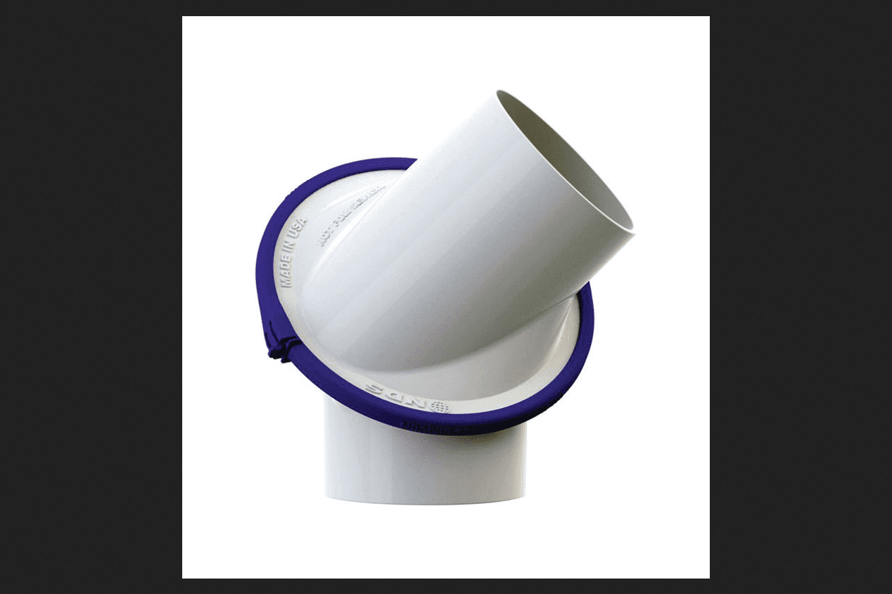 NDS 4 in. Dia. x 4 in. Dia. Spigot To Spigot PVC Swivel Fit Coupling ...