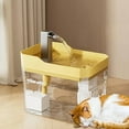 Cat Water Fountain with USB Powered Pump, Automatic Pet Water Dispenser ...
