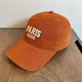 AJGRHE Fashion Pa Ris Baseball Cap Men Women Outdoor Sports Casual Sun ...