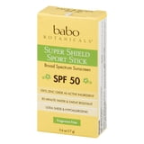 SPF 50 Super Shield Sport Stick Sunscreen, Fragrance Free HSA/FSA ...