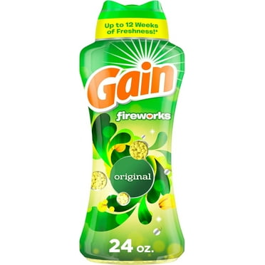 Gain Fireworks In-Wash Scent Booster Beads, Blissful Breeze, 12.2 oz ...