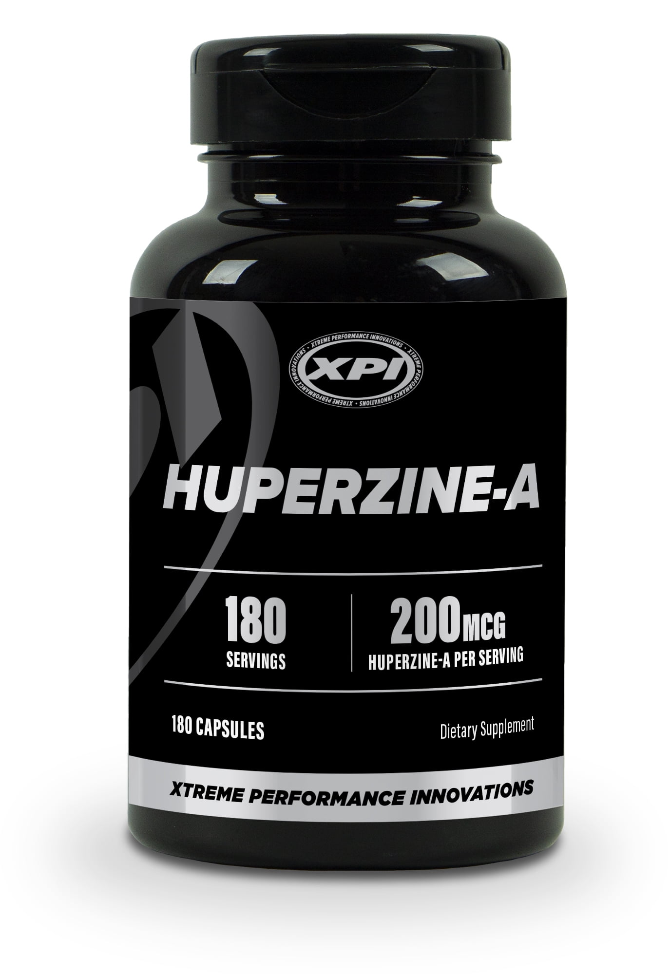 XPI Supplement Huperzine A 180 Capsules - 200 MCG Per Serving, Non-GMO ...