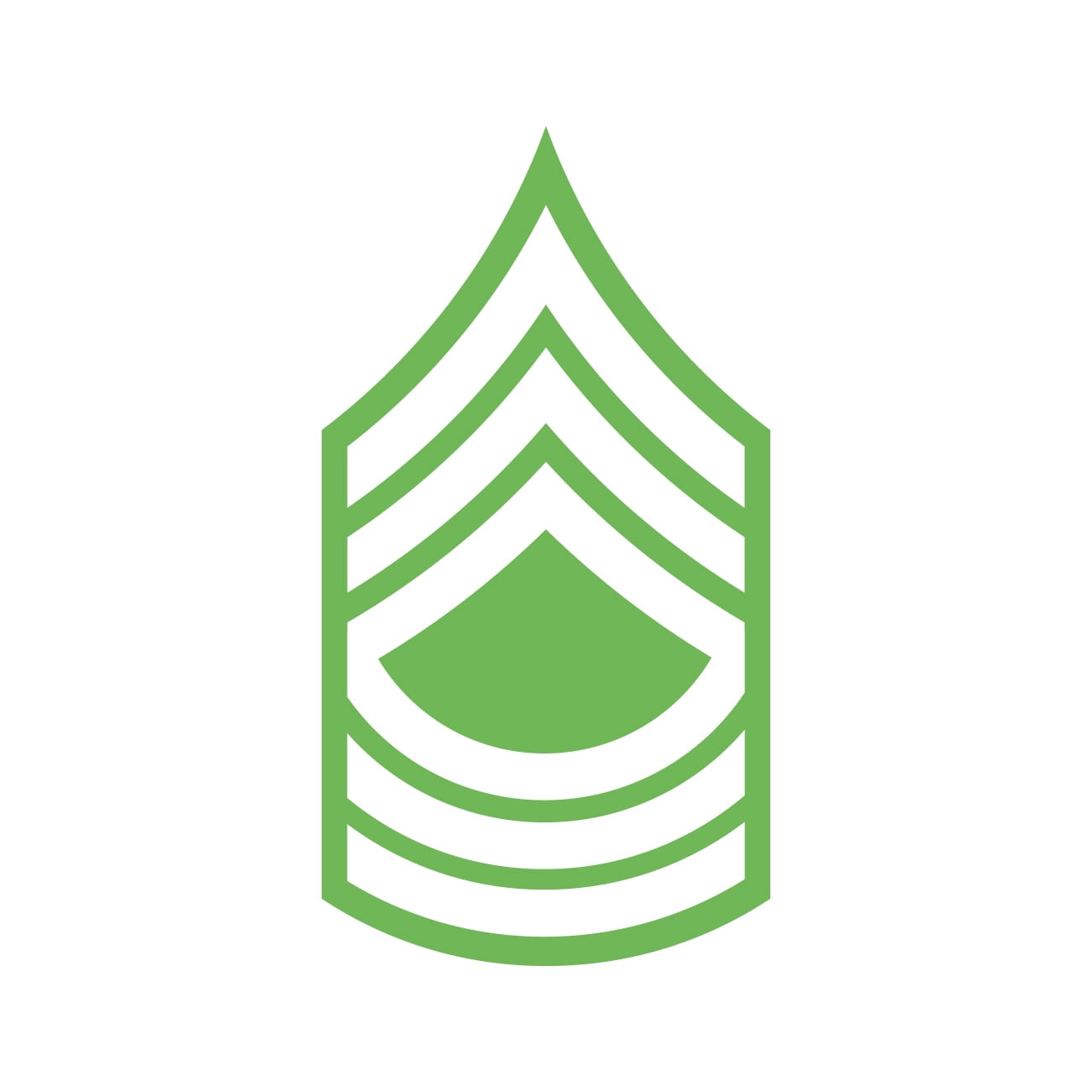 E-8 Master Sergeant Rank Sticker Decal Die Cut - Self Adhesive Vinyl ...