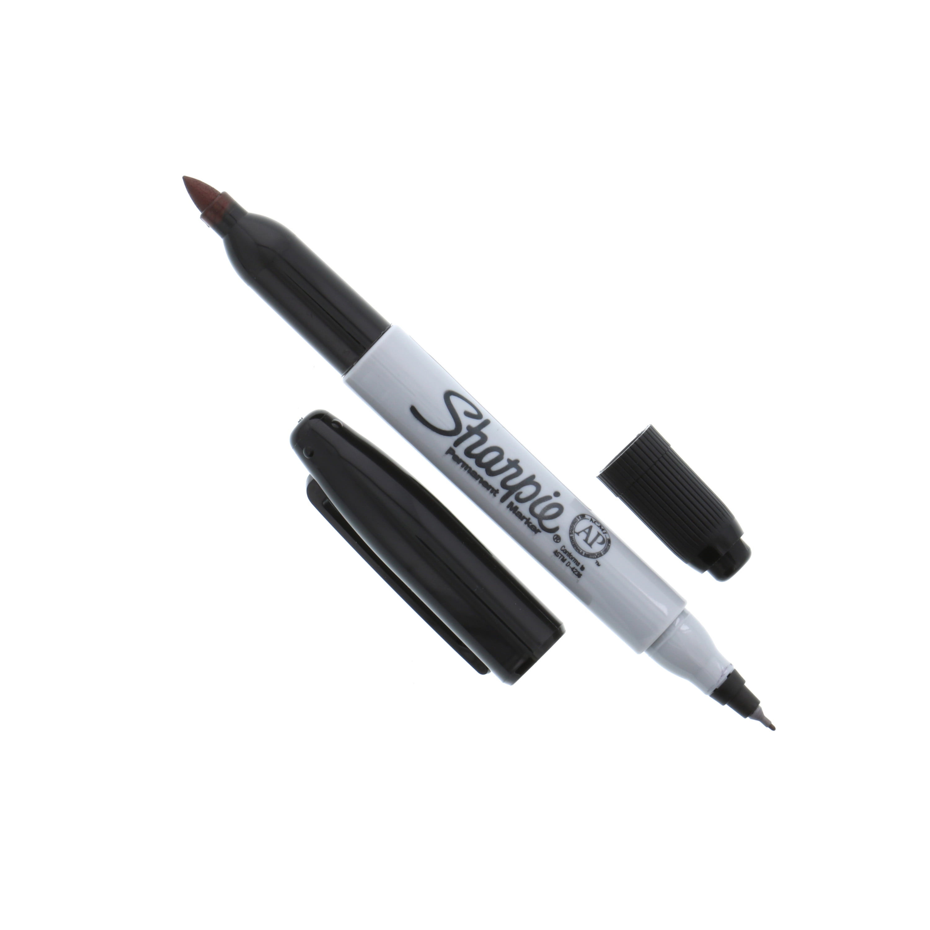 Sharpie® Twin Tip Permanent Marker, Black - Walmart.com - Walmart.com