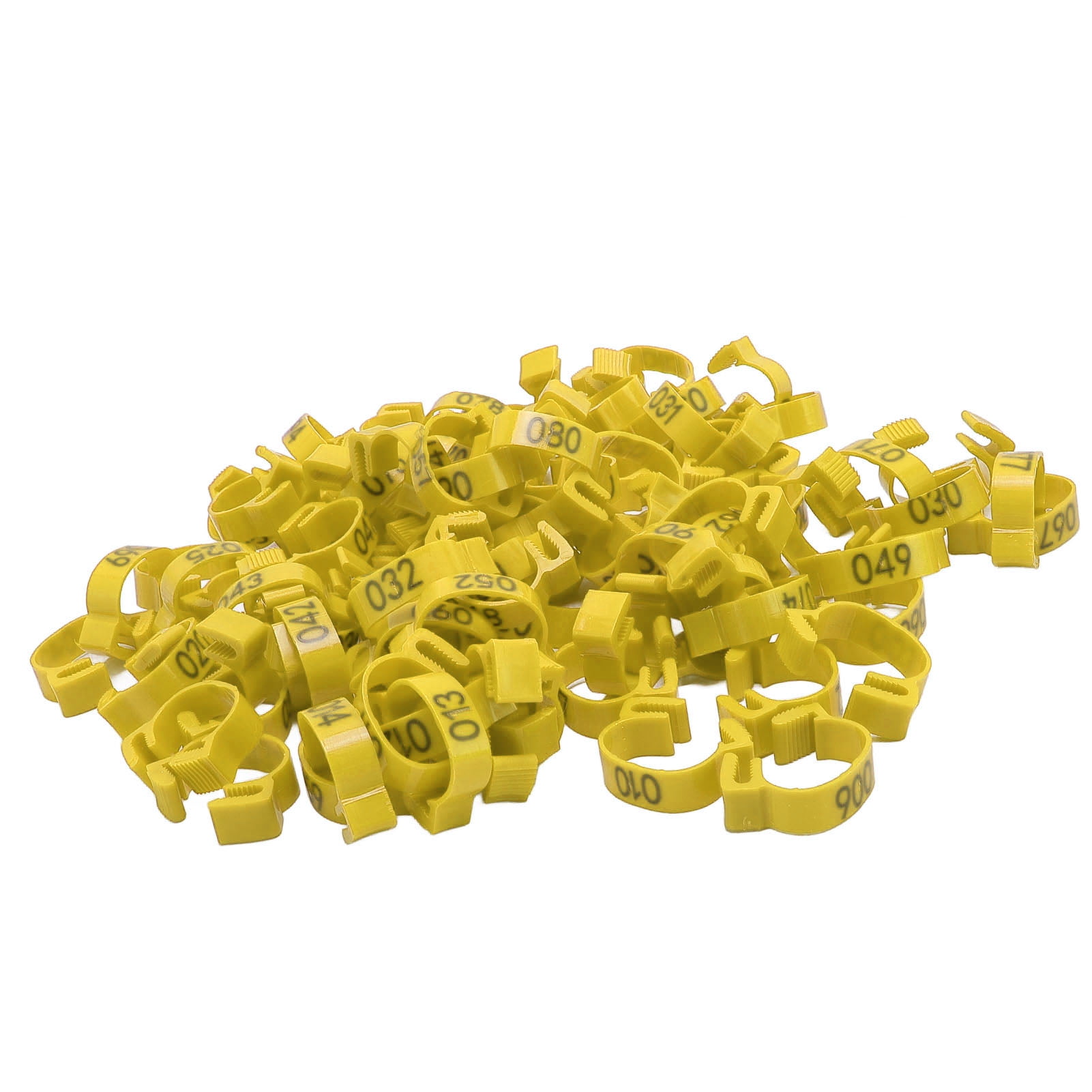 Chicken Leg Bands 100 Pieces Poultry Leg Rings 20mm Chicken Leg Tags ...