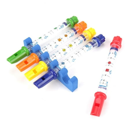 Herwey 5Pcs/Set Kids Colorful Water Flutes Funny Children Bath Shower ...
