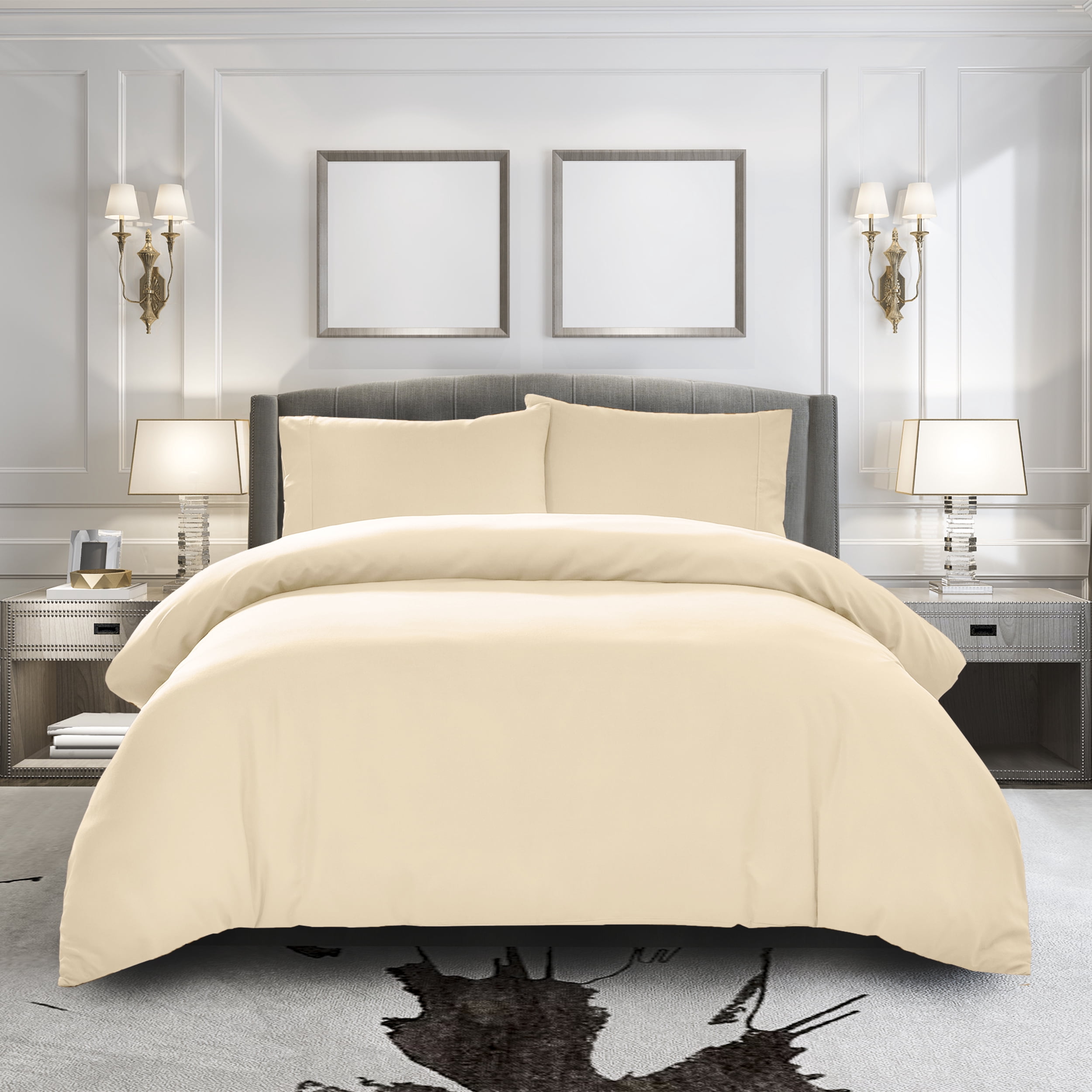 Duvet Cover Queen 3 Piece Beige 1 Comforter Protector With Zipper Duvet Cover Queen 3 Piece Beige 1 Comforter Protector With Zipper
