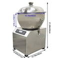 17.6 Lbs Electric Detachable Basin Type Dough Mixer with Bidirectional ...