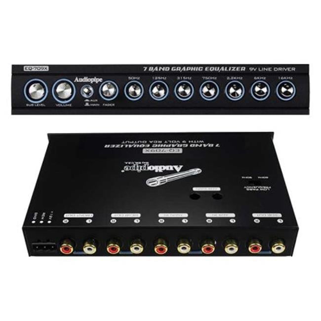 Audiopipe EQ-709X 7 Band-9V Line Driver Graphic Equalizer - Walmart.com