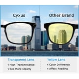 Cyxus Unisex Blue Light Blocking Computer Glasses, Reduce Eyestrain ...