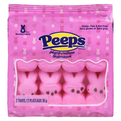 Peeps Marshmallows Pink Bunnies, 8ct/85g - Walmart.ca