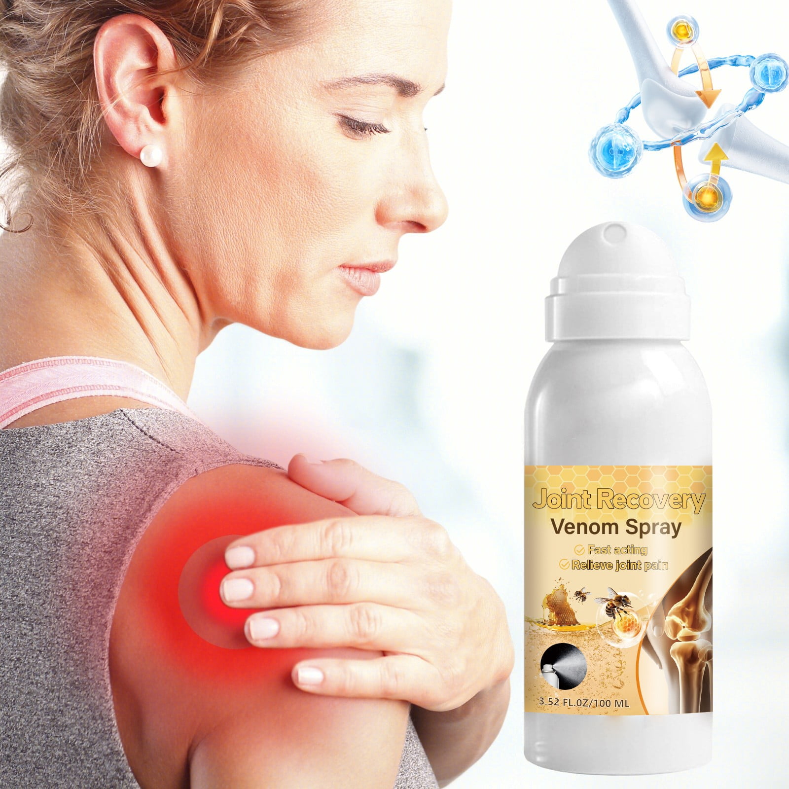 Discoloration Correcting Neck Shoulder Waist Leg Knee Cap Joint Body ...