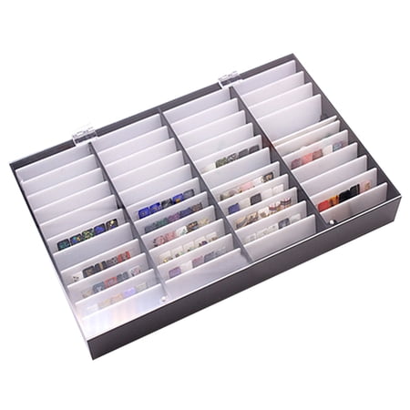 Manicure Tool Storage Box Container 44 Grids Decoration Fake Nail ...