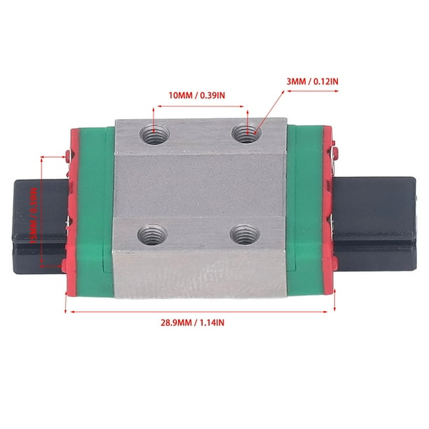 Linear Rail Sliding Block,MGN9C Linear Guide Slider Linear Rail Block Slider Block Seamless ...