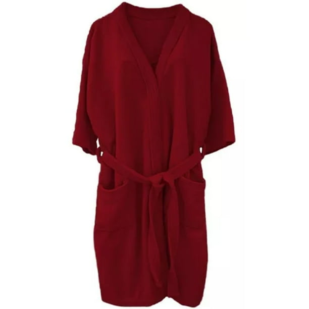Bata De Baño Color Vino , Unitalla Unisex 100% Algodón Absorbente ...