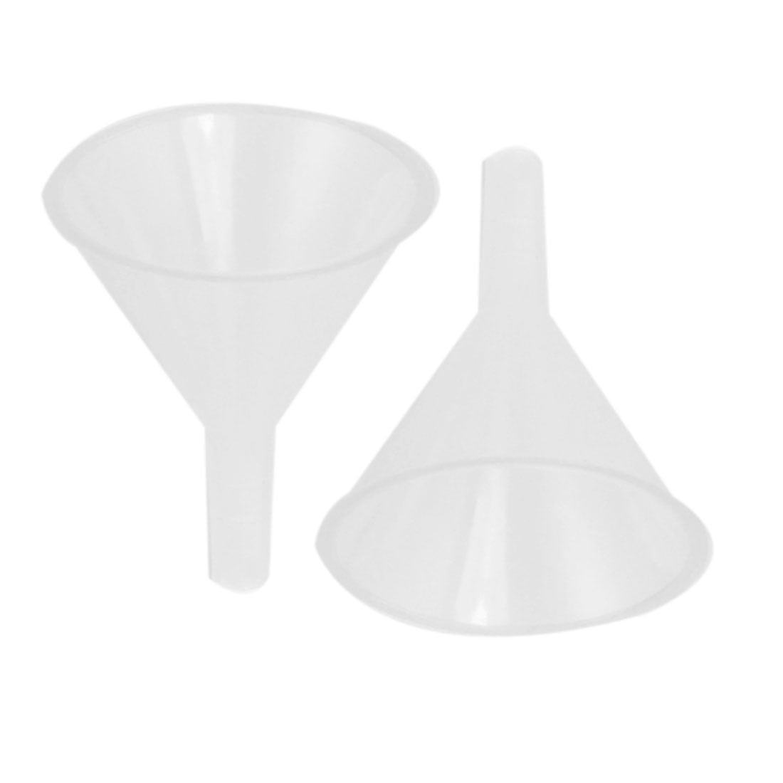2 Pcs 60ml 2 5/9" Mouth Dia Laboratory Clear White Plastic Filter ...