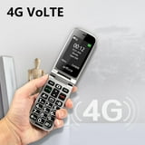 Atfone Flagship Store 4G Volte Flip Phone Unlocked for Seniors, Elderly ...