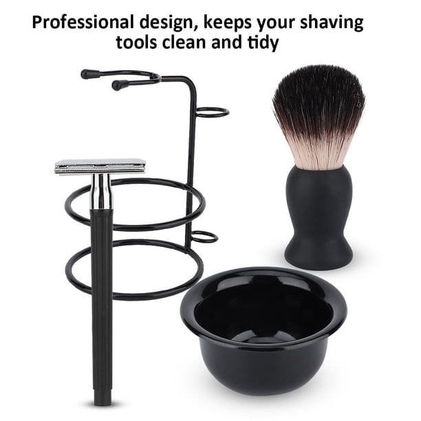 Set de Afeitado Ecomeon Profesional Con Brocha y Soporte | Walmart en línea