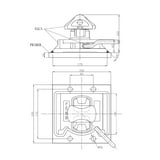 (2 Pack) Sea Rail Bolt-On Dovetail Shipping Container Twist-Lock ...