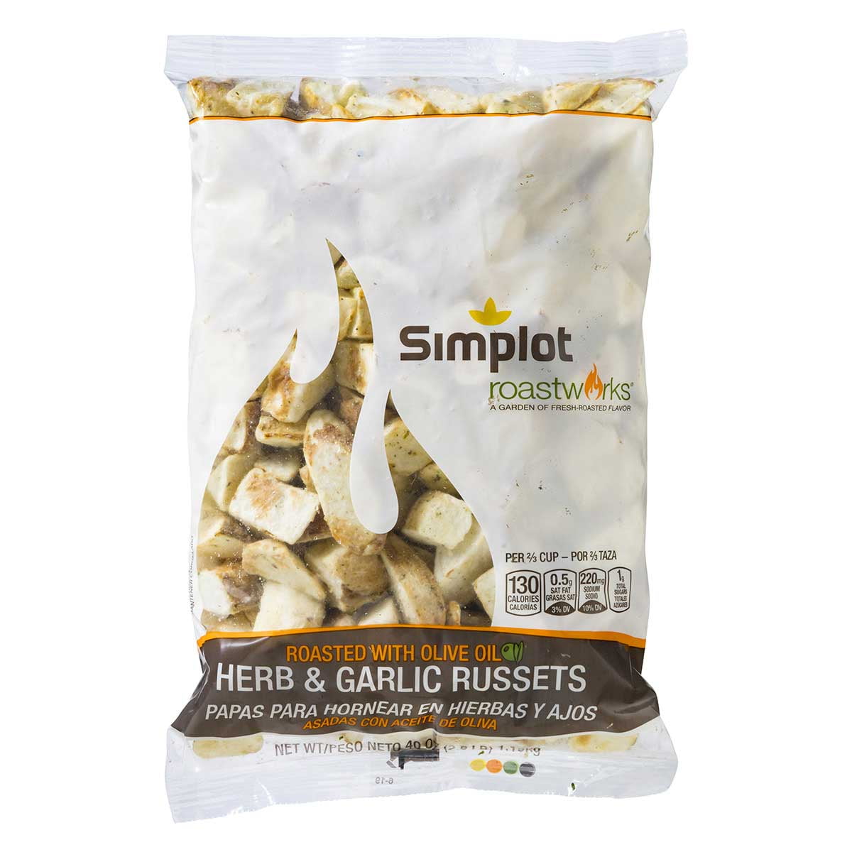 Simplot RoastWorks Herb and Garlic Roasted Russets Potato, 2.5 Pound - 6 per case. - Walmart.com