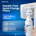 Aqua Flo Platinum QCRO 4-Stage RO Filter Kit with 50 GPD Membrane ...