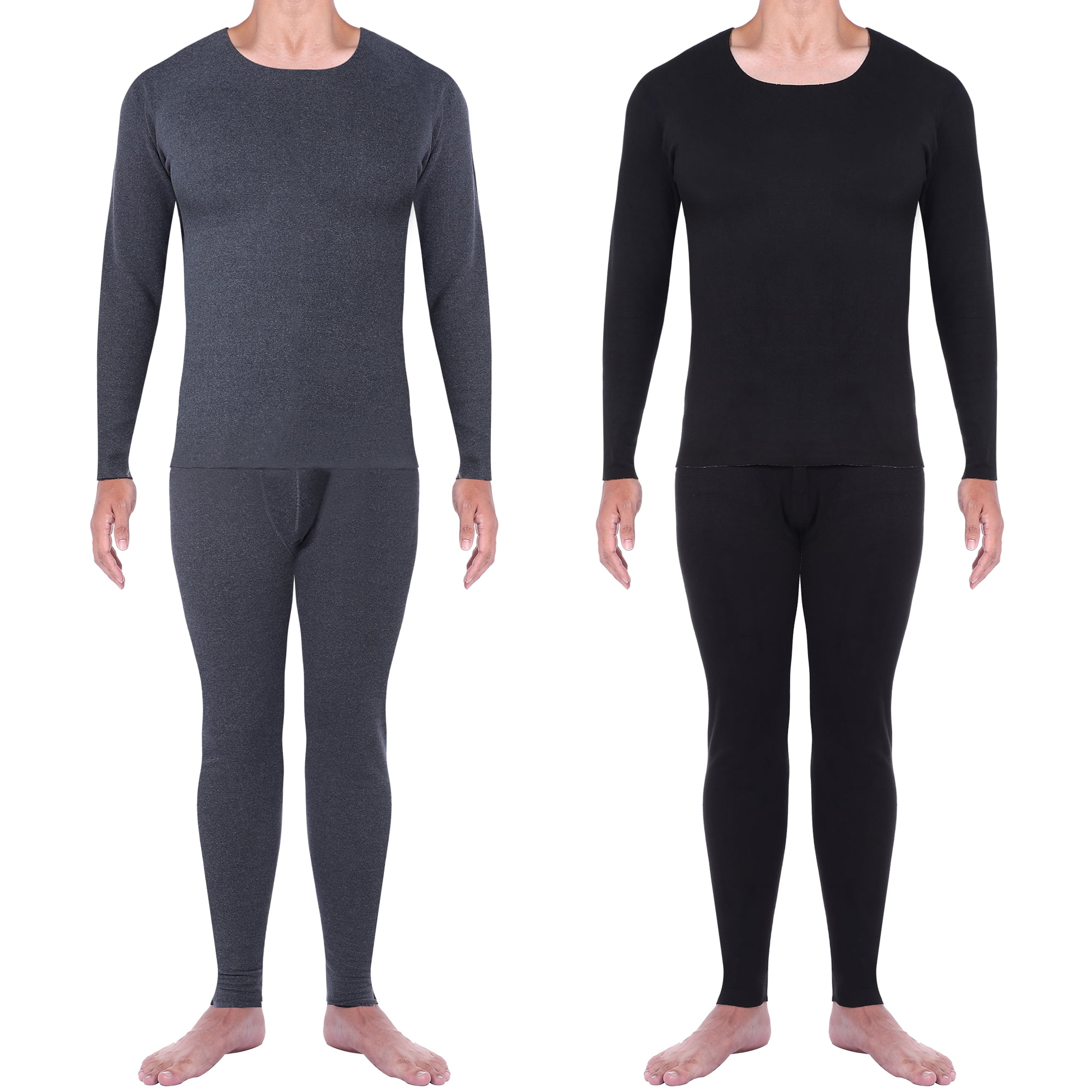 Geyoga 2 Pack Thermal Men's Underwear Sets Ultra Soft Long Johns Warm ...