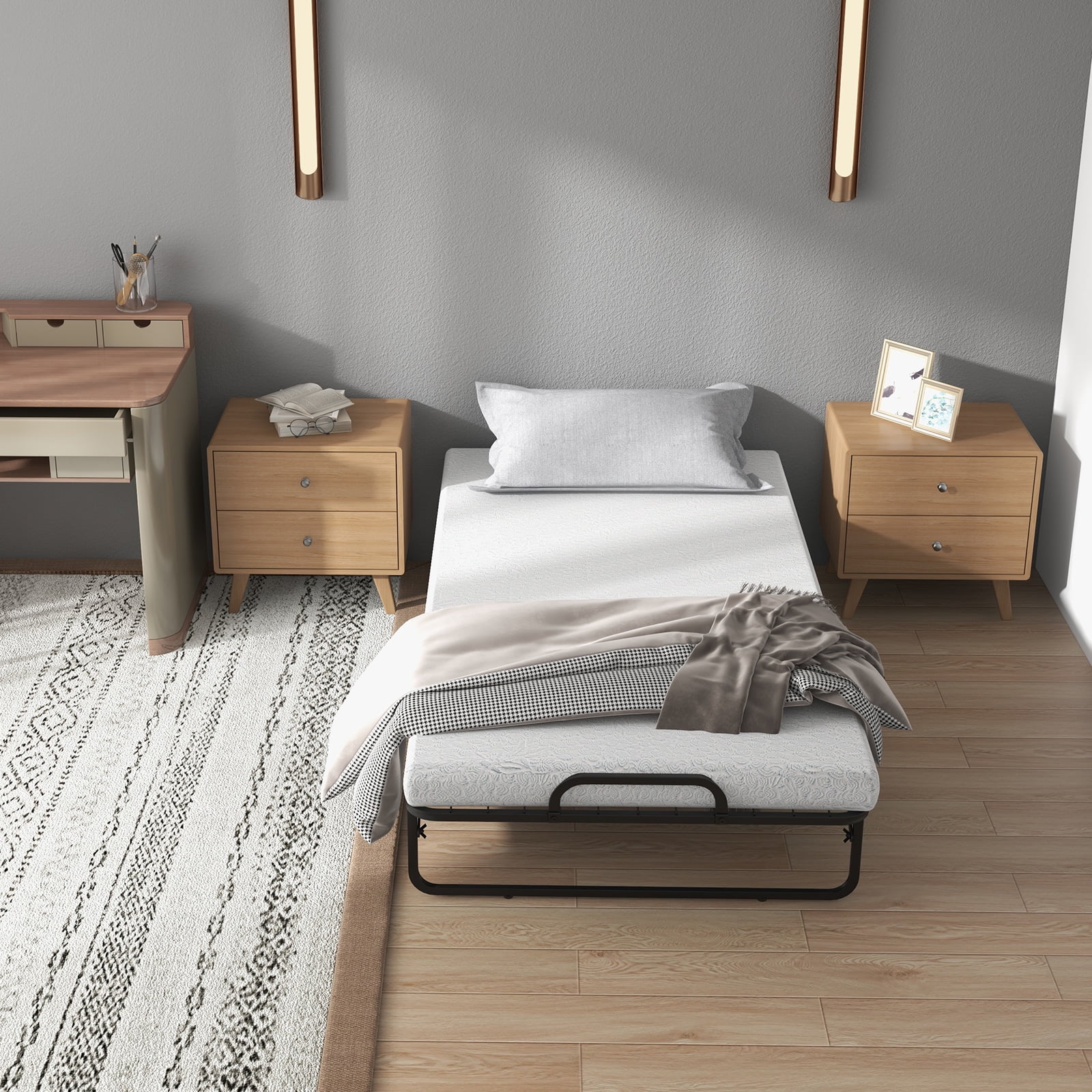 Click here for Giantex Folding Bed  Twin Size Rollaway Bed W/Memo... prices