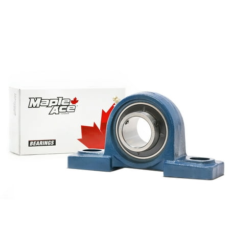 MAPLE ACE UCP212-36 Pillow Block Bearing 2-1/4 2-Bolt Solid Base | Walmart Canada