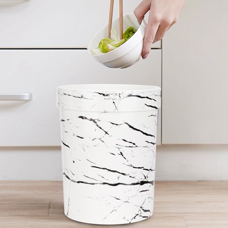 Garbage Can Pressing Ring Design Space-saving Trash Bin Office For Home ...