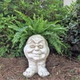 Homestyles Antique White Grandma Violet the Muggly Face Humorous Statue ...
