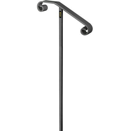 VEVOR Single Post Handrail Wrought Iron Post Mount Step Grab Supports ...