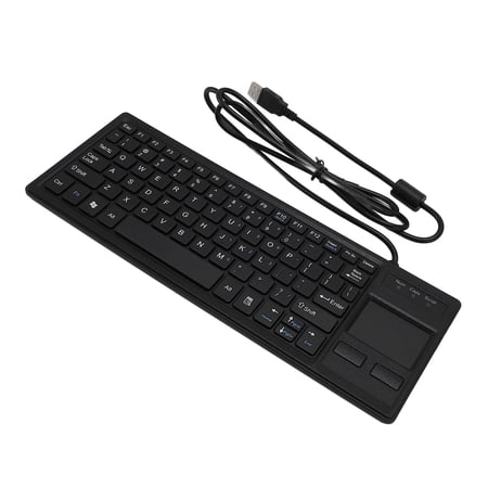 Wired Computer Keyboard, Ergonomic Wired Water Resistant Slim ...