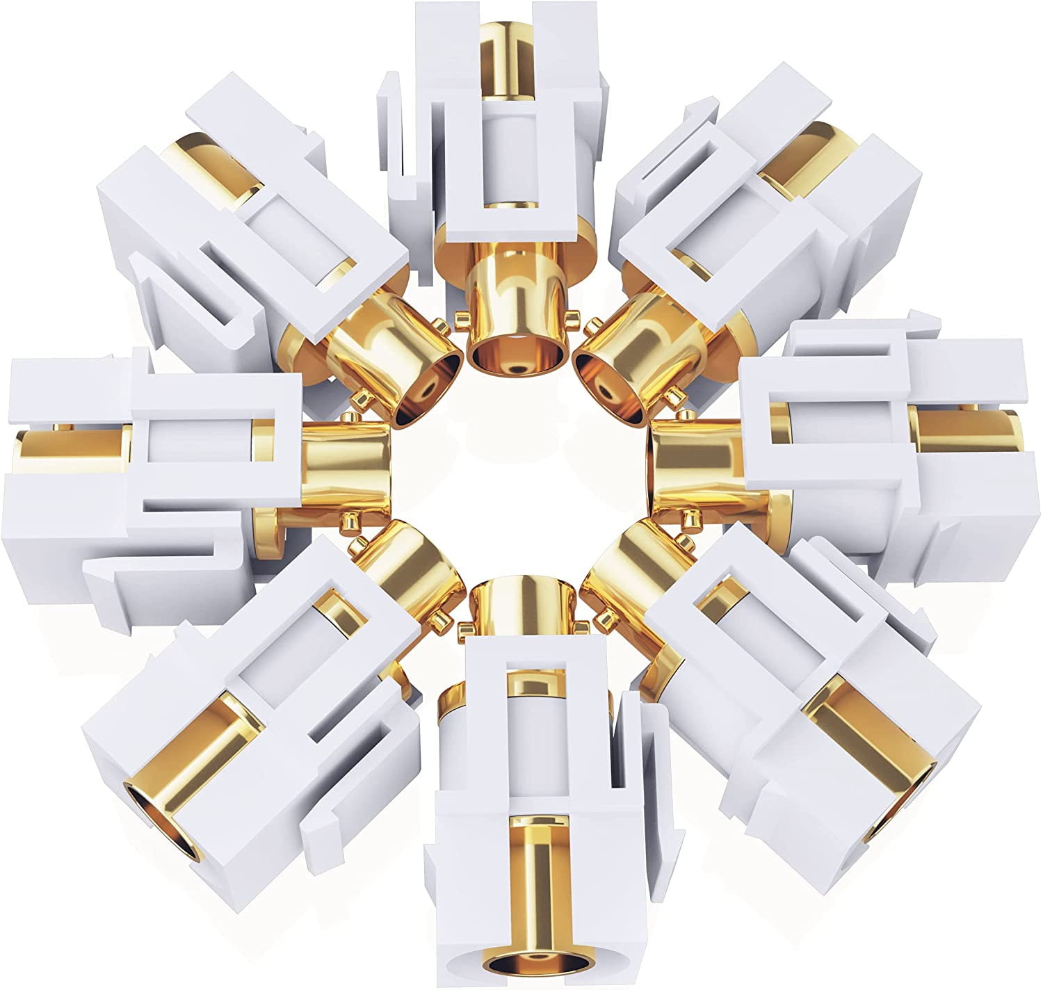 GearIT BNC Keystone Jack Insert for BNC Cables Wall Jack, BNC Insert, F ...