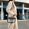 AOMRCOL Clear Crossbody Bag,Stadium Approved Clear Purse Bag Adjustable ...