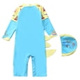 Boys Long Sleeve One Piece Swimsuit Cute Cartoon Print with Matching ...
