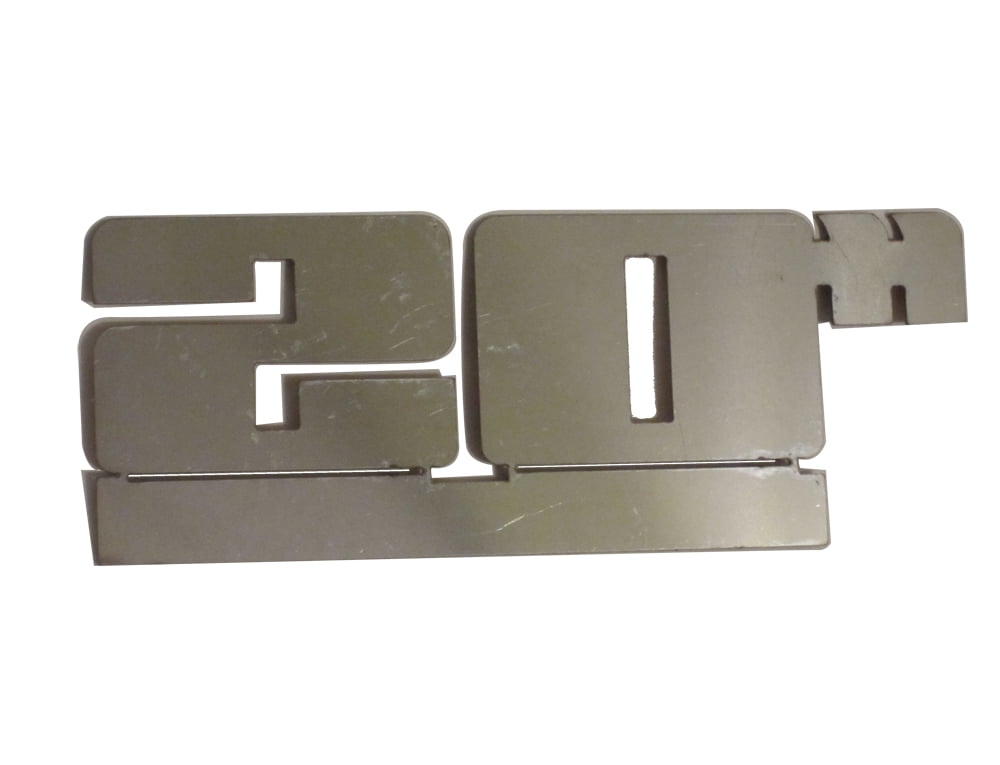 Stainless Steel Graphic Logo Emblem 2Pc Fits Universal Decal SGR11004 ...