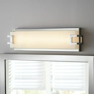 Westinghouse White 2 lights Incandescent Bathroom Channel Fixture Wall ...