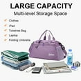 Travel Duffle Bag, Waterproof Sport Gym Bag Weekender Bags for Women ...