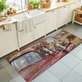 2x6ft Area Rug,Farmhouse Donkey Barn Truck Washable Large Rugs Soft Non ...