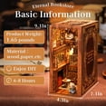 Book Nook Kit Library, DIY Miniature Booknook Kit for Adults, 3D Wooden ...