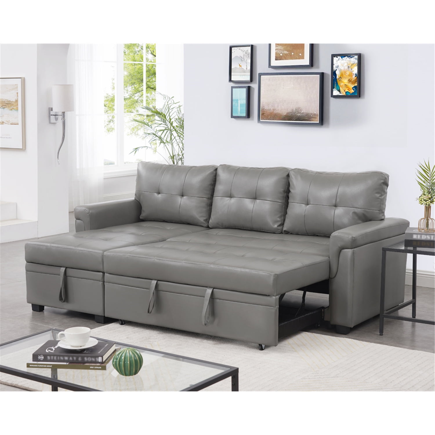 Convertible Sectional Sleeper Sofa With Storage | Cabinets Matttroy